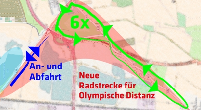 Neue Radstrecke für 40 km - Olympische Distanz | Lauf- und Triathlon ...